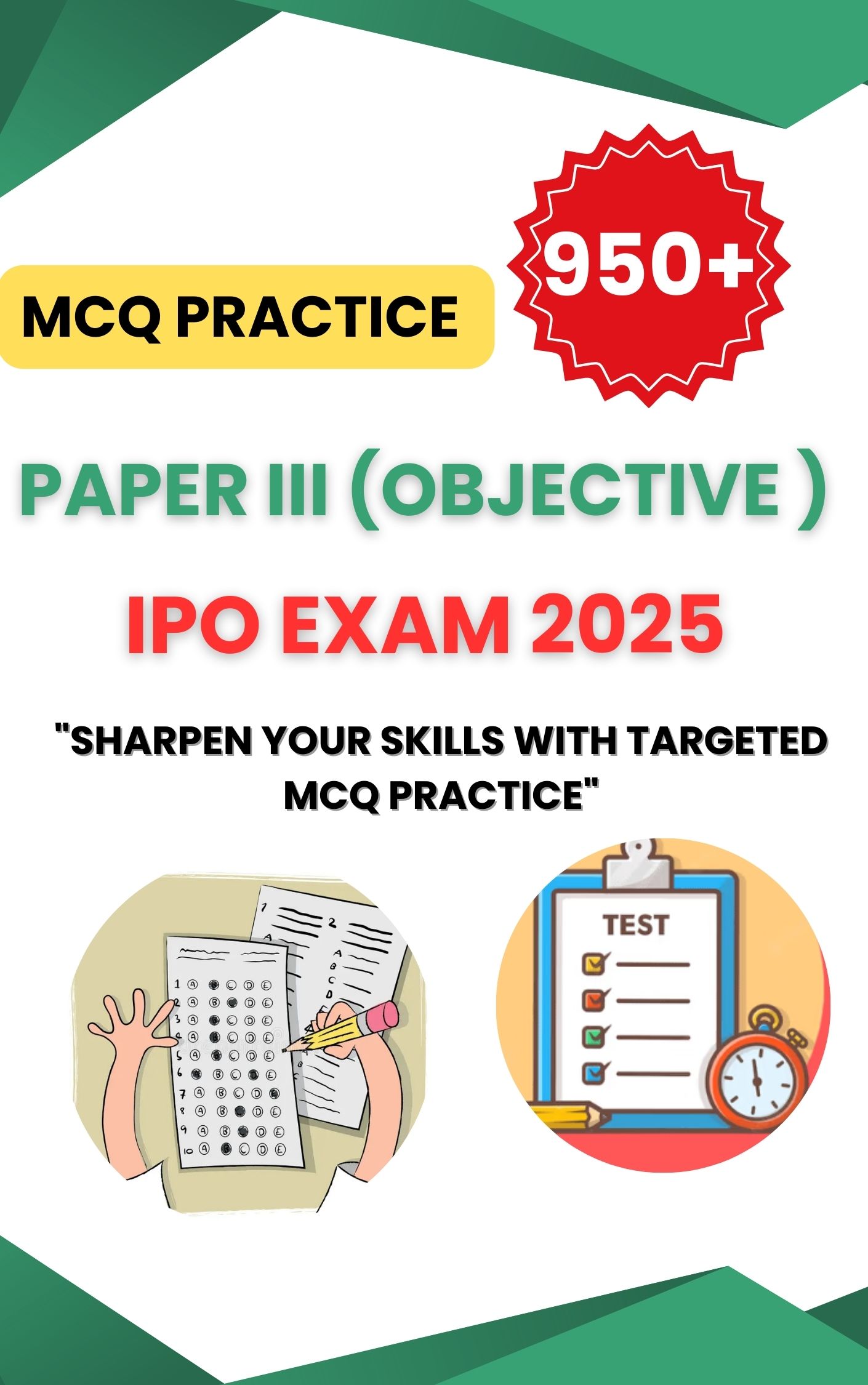 ALL IN ONE IPO PAPER 03 BOOK OBJECTIVE -950+ MCQ